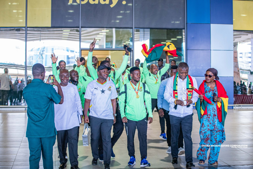 UDS football team returns home after historic FISU World University Games win > Radio Tamale